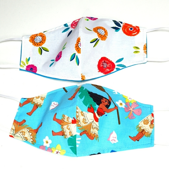 Gaviota | Accessories | Moana Princess 2 Double Layer Adult Face Mask ...